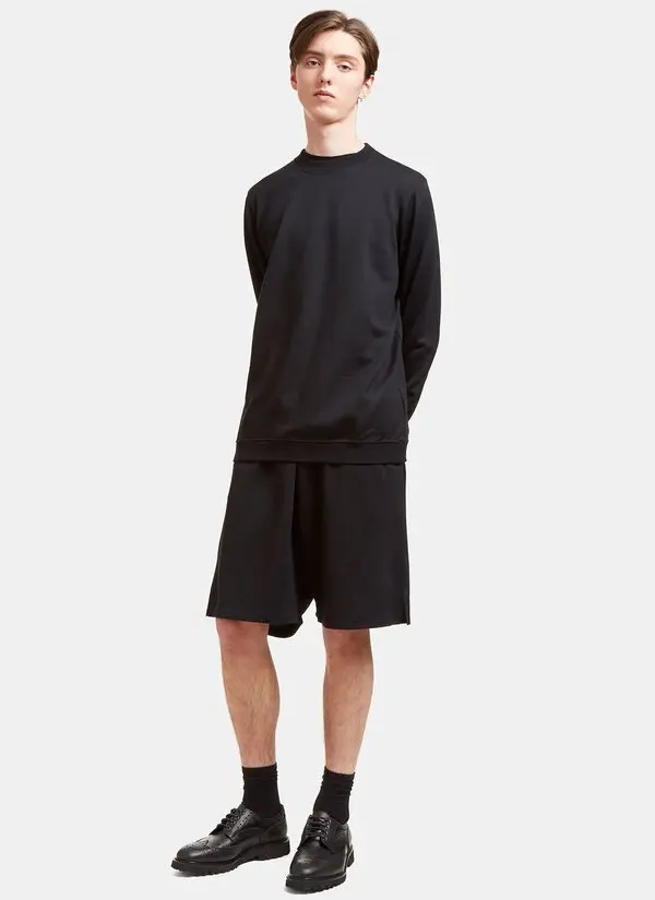 AIEZEN Wool-blend Oversized Bermuda Shorts
