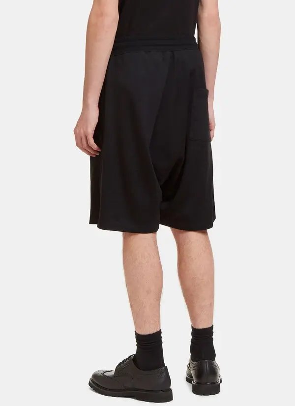 AIEZEN Wool-blend Oversized Bermuda Shorts