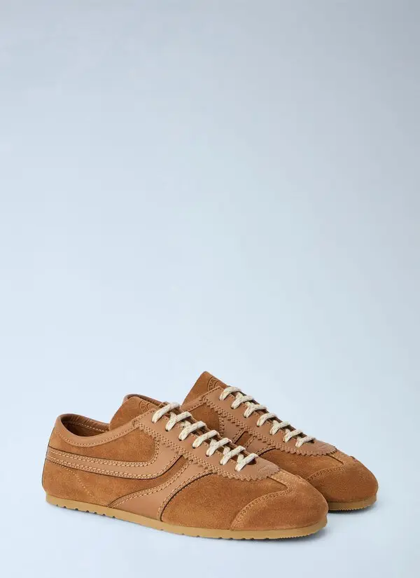 Dries Van Noten Suede Panel Sneakers