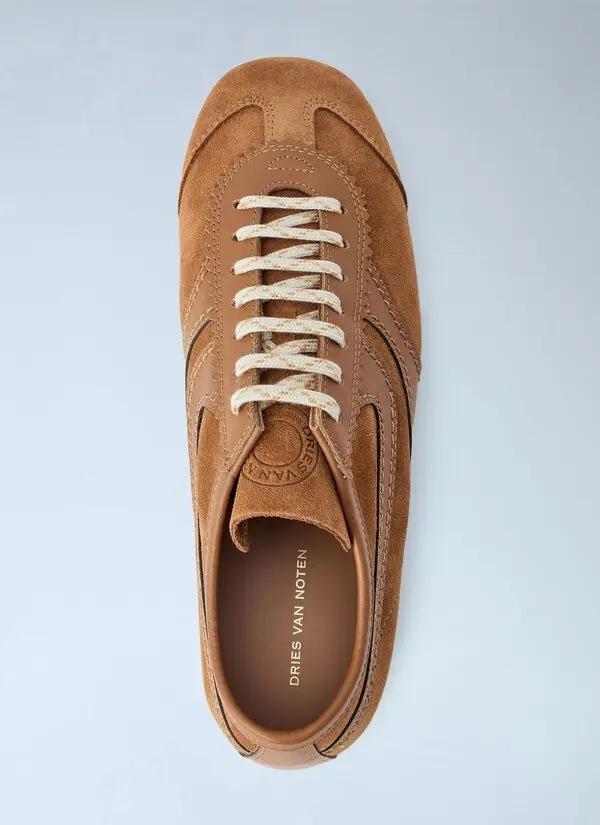 Dries Van Noten Suede Panel Sneakers