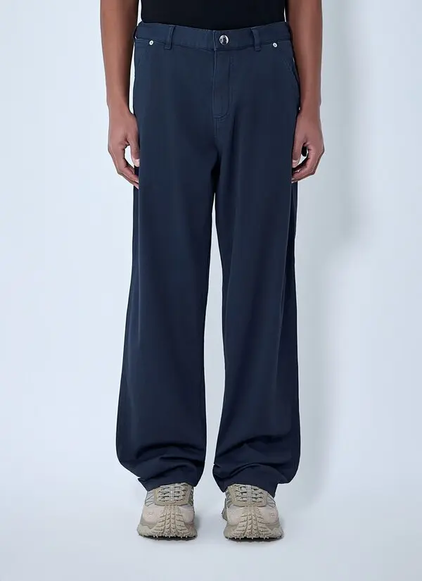 Moncler Relaxed-fit Cargo Pants - Navy