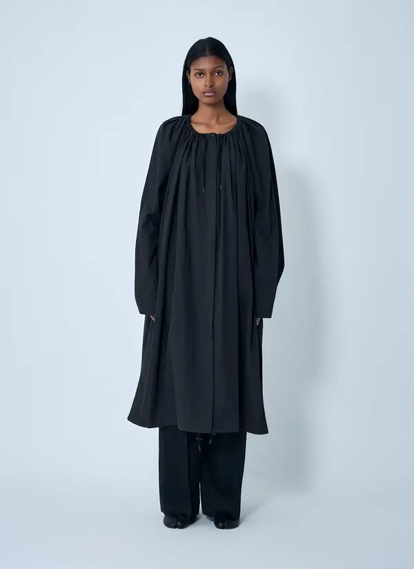 TOTEME Gathered Parachute Coat - Black
