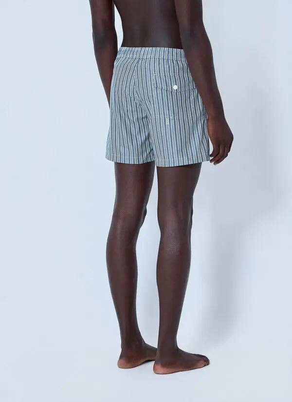 Moncler Striped Swim Shorts