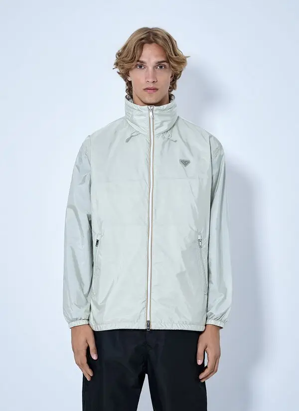Prada High-neck Zip Jacket - White