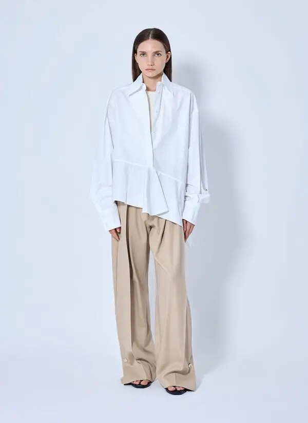 Sportmax Wide-leg Pleated Trousers