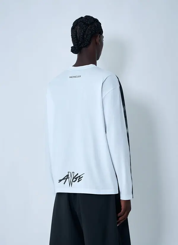 MONCLER X A$AP ROCKY Logo Motif Contrast Print T-shirt