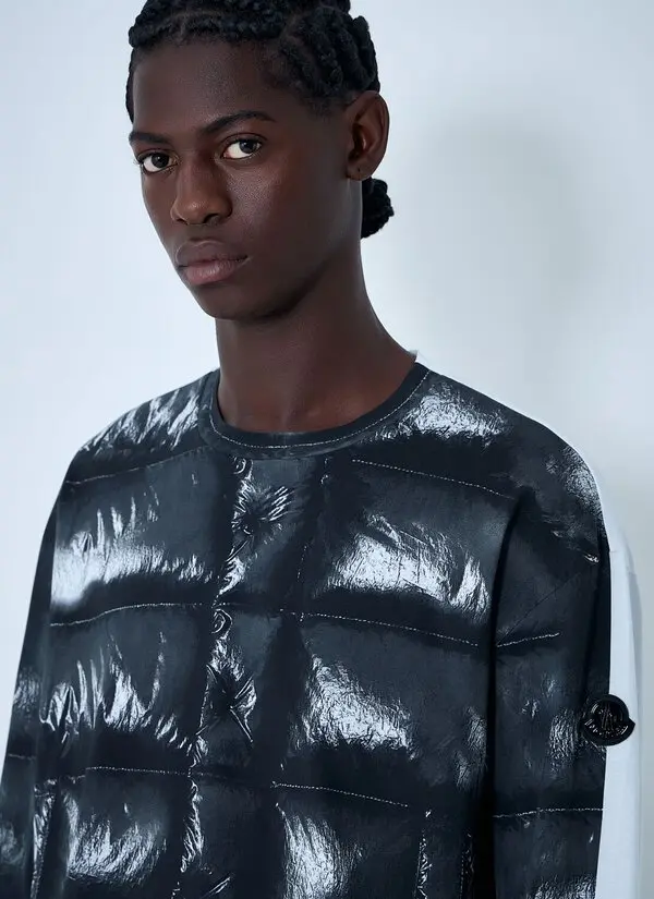 MONCLER X A$AP ROCKY Logo Motif Contrast Print T-shirt