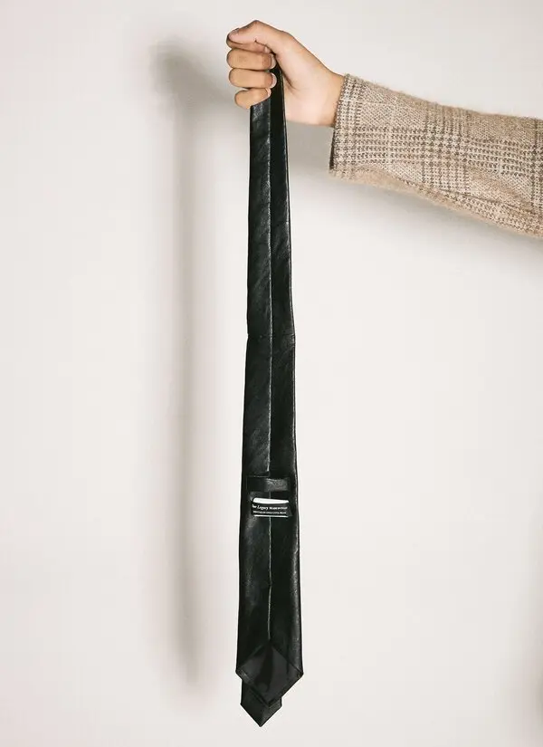 Our Legacy Faux Leather Tie