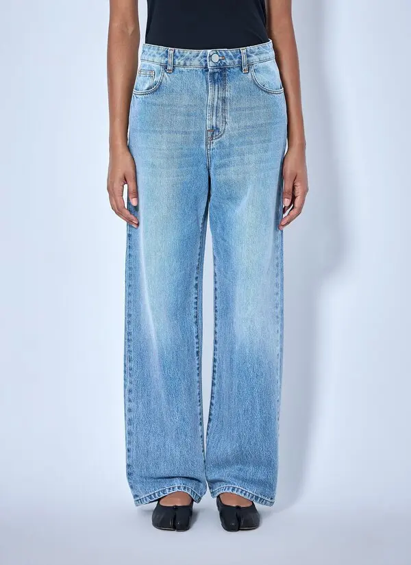 RÓHE Bruun Signature Baggy Denim - Blue