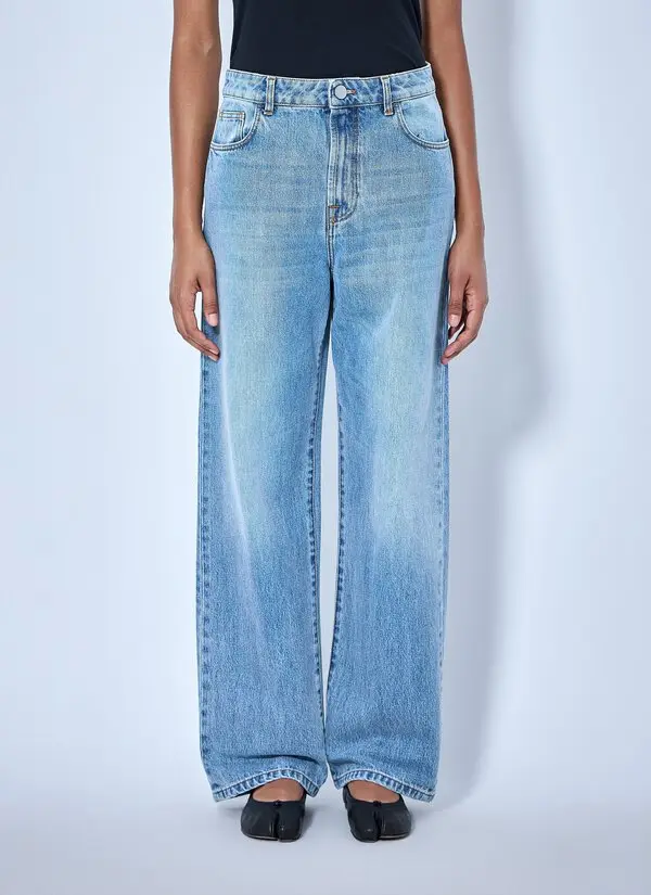 RÓHE Bruun Signature Baggy Denim - Blue