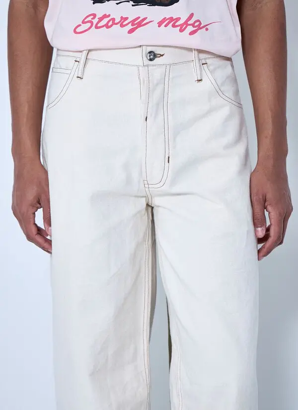 STORY MFG. Wide-leg Denim Trousers