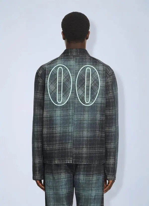 Off-White Check Jacq Den Skate Coach Jkt