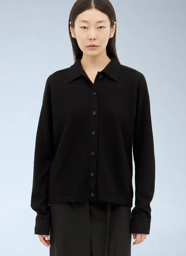 TOTEME Raglan-sleeve Cashmere Cardigan - Black