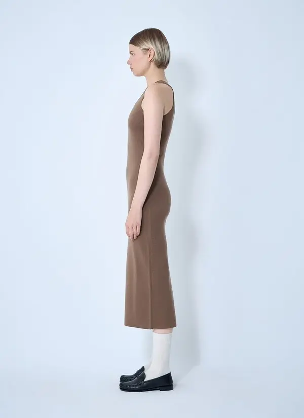 Max Mara Knitted Wool Midi Dress
