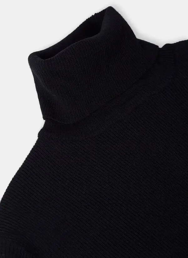 AIEZEN Wool-blend Fine-knit Turtleneck Sweater