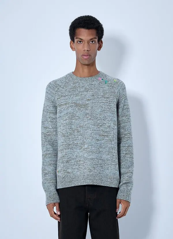 Dries Van Noten Maba Sweater - Light Grey