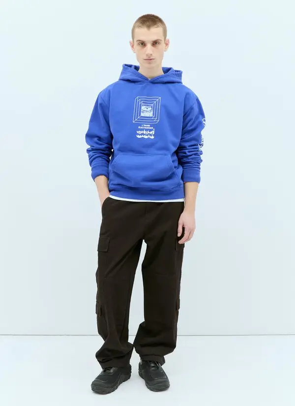 BRAIN DEAD Electronique Hooded Sweatshirt