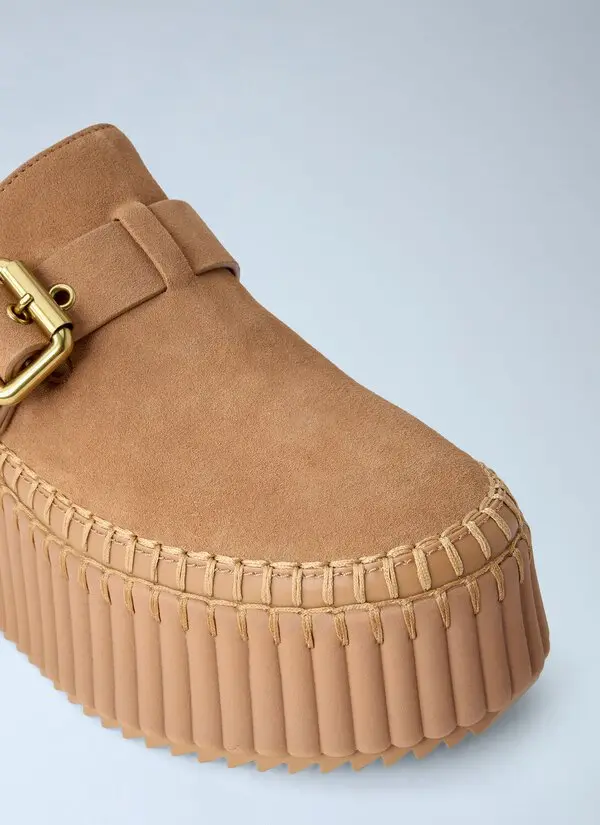 Chloé Nama Wedge Mules