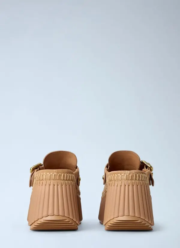 Chloé Nama Wedge Mules