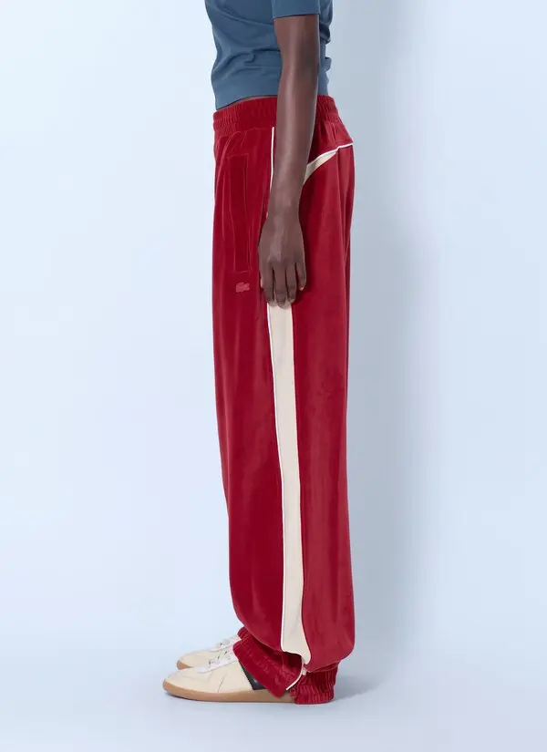 Lacoste Runway Loose Fit Velour Joggers