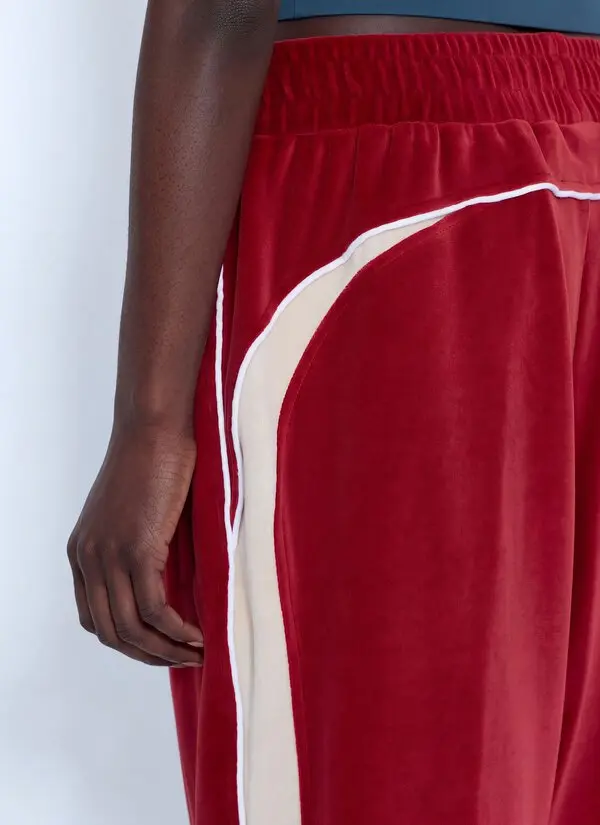 Lacoste Runway Loose Fit Velour Joggers