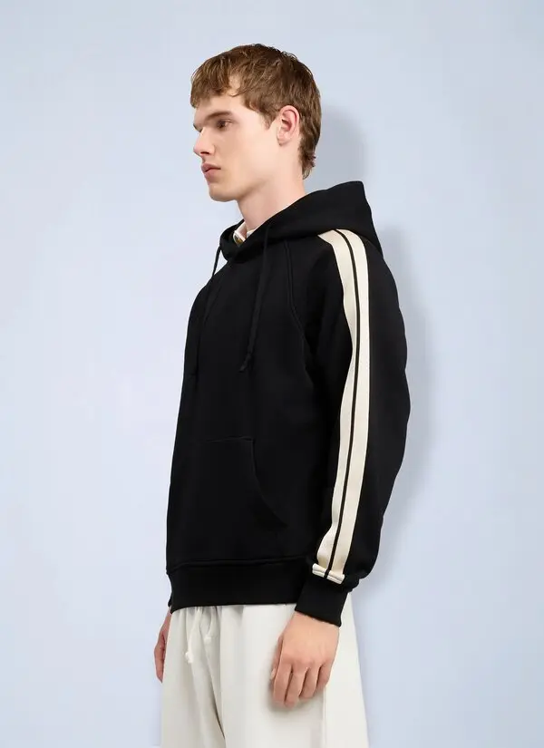 Palm Angels Back Curved Logo Track Hoodie