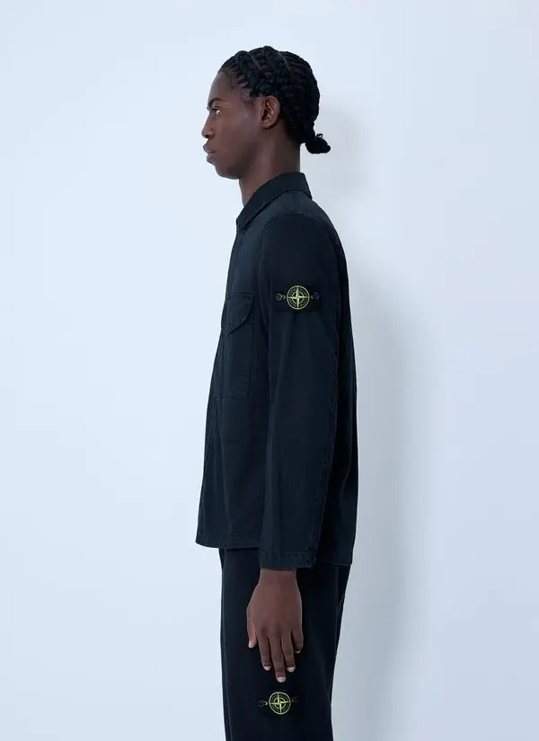 Stone Island Logo Patch Shirt