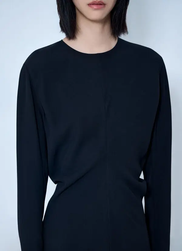 TOTEME Long-sleeve Slouch Waist Dress