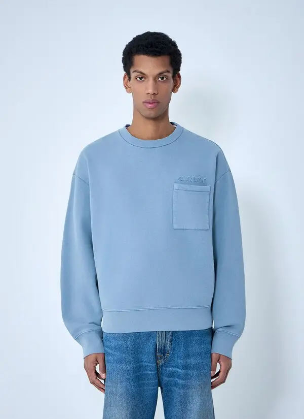 Marni Cotton Jersey Sweatshirt - Blue