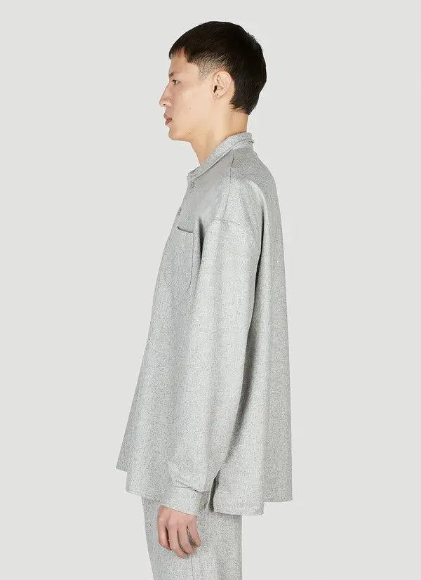 SAINTWOODS Long Sleeve Knit Polo Top