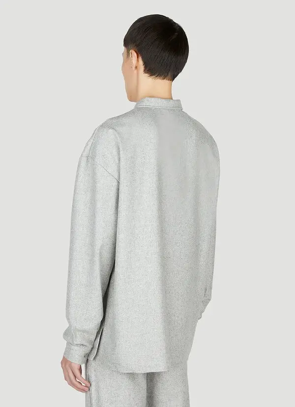 SAINTWOODS Long Sleeve Knit Polo Top