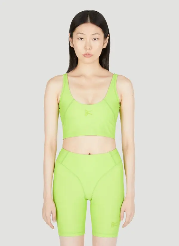 DISTRICT VISION Long Line Sports Bra - Green