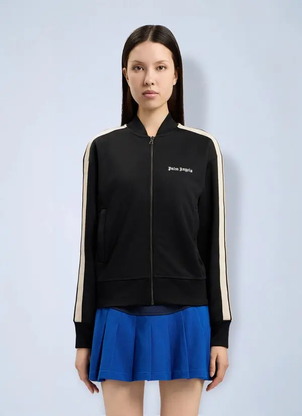 Palm Angels Classic Logo Track Bomber Jacket - Black