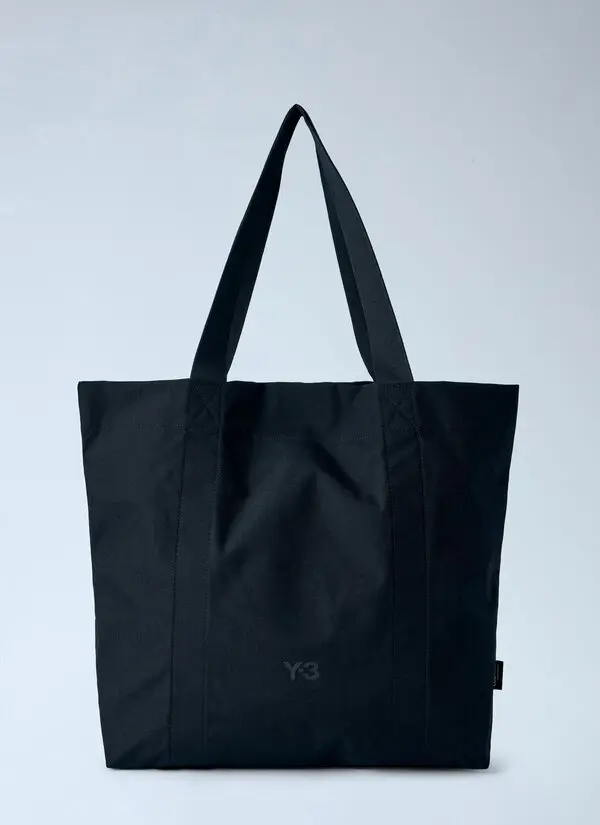 Y3 Tote Bag With Logo Detail - Black