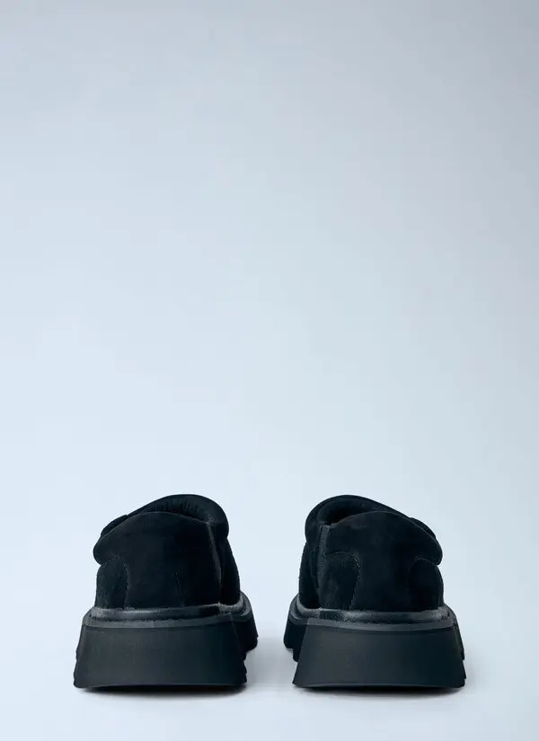 UGG Tasman Lug Slip Ons - Black