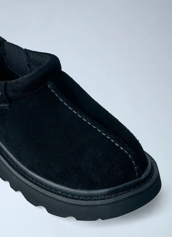 UGG Tasman Lug Slip Ons - Black