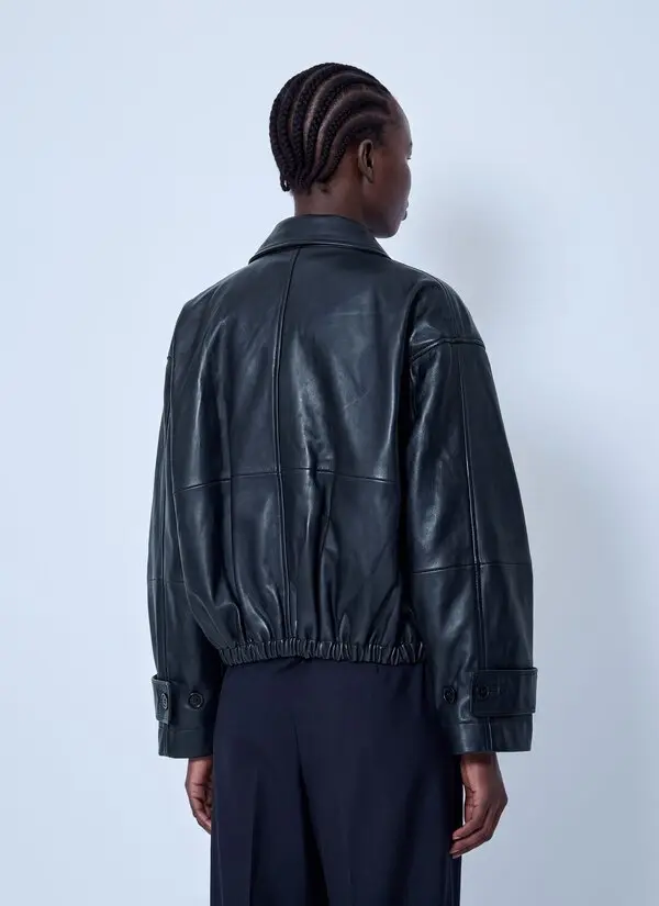 RÓHE Leather Blouson Jacket