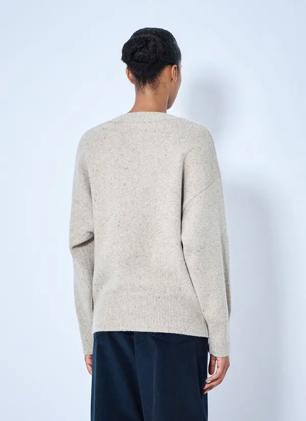RÓHE Classic Mouliné Jumper - Beige