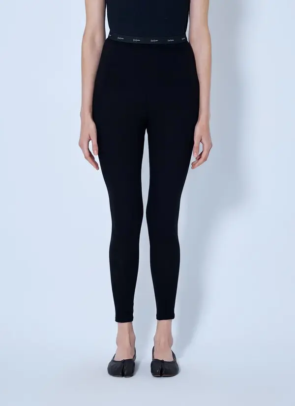 Yohji Yamamoto Basic Leggings - Black