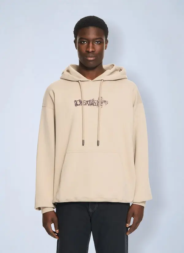 Off-White Heraldic Arrow Skate Hoodie - Red