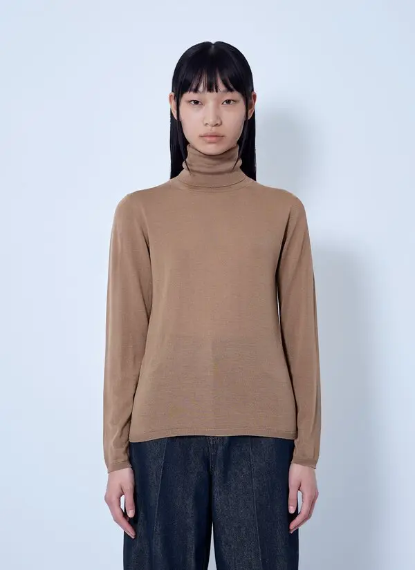 Max Mara Turtleneck Sweater - Camel