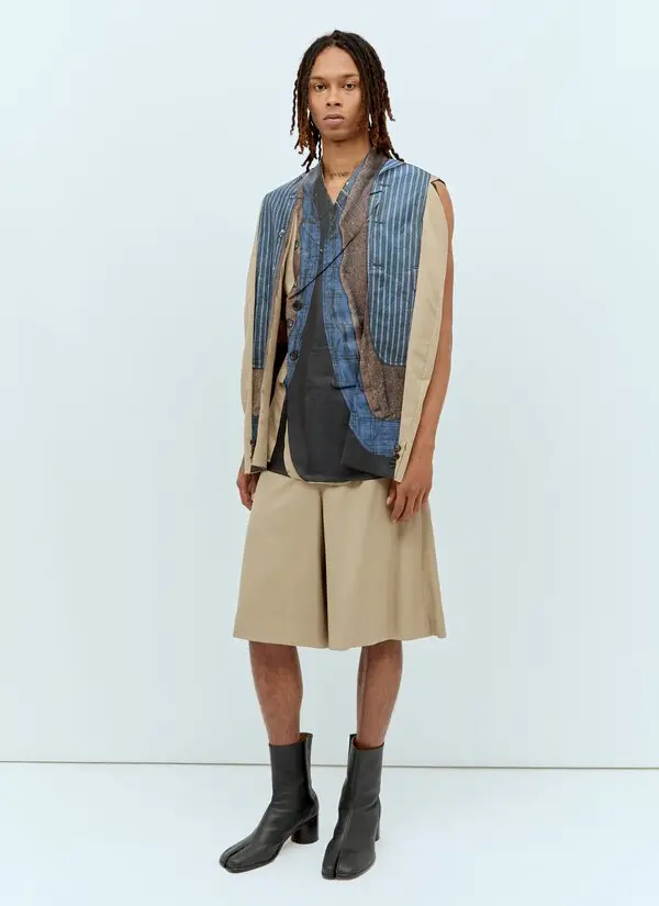 Comme Des Garçons Printed Double-breasted Blazer