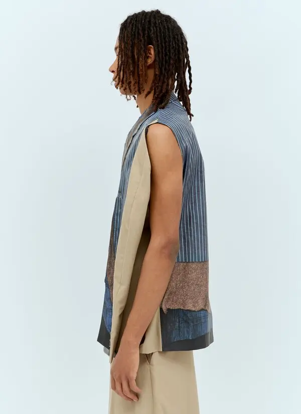 Comme Des Garçons Printed Double-breasted Blazer