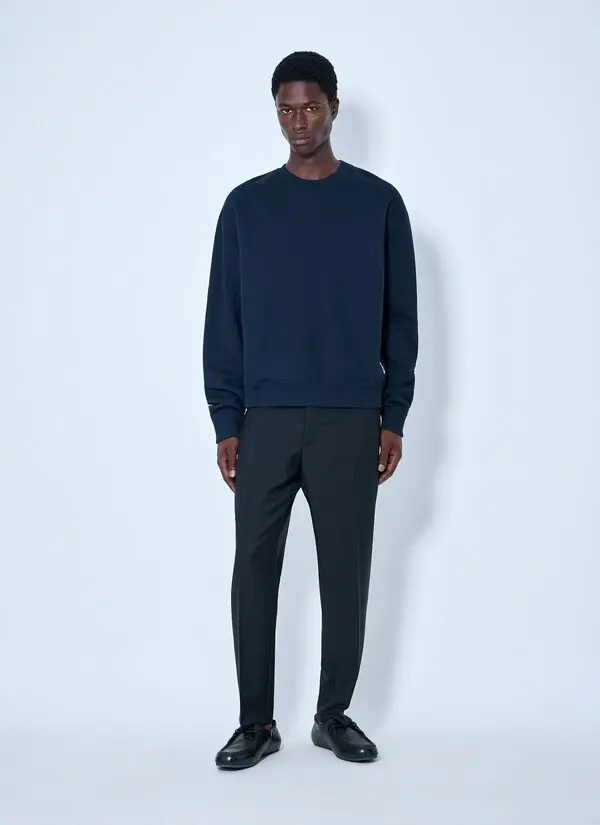 JIL SANDER Crewneck Sweatshirt - Navy