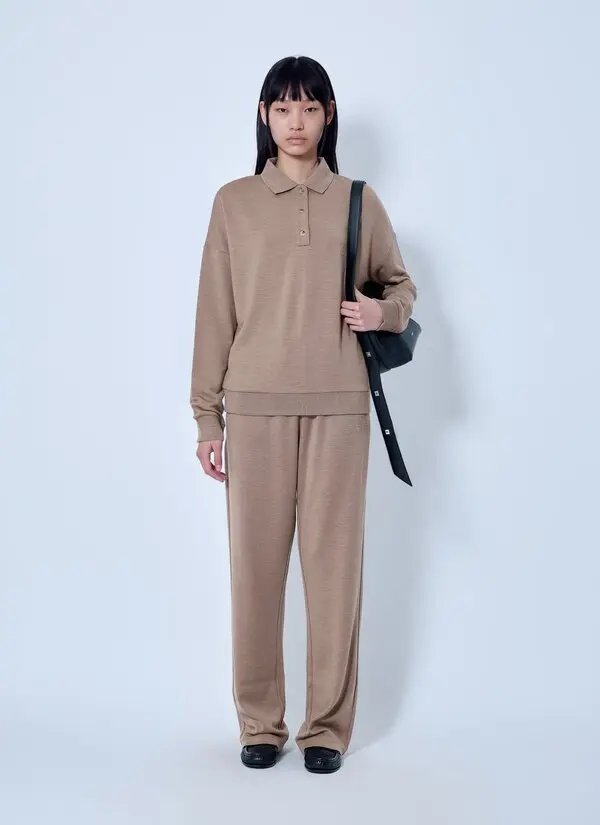 Max Mara Elasticated Waistband Trousers - Camel