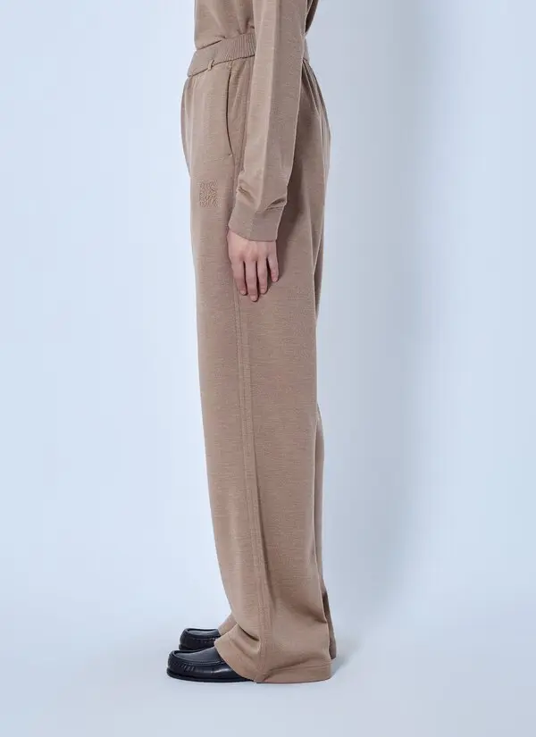 Max Mara Elasticated Waistband Trousers - Camel