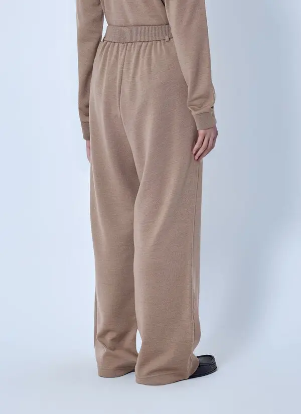 Max Mara Elasticated Waistband Trousers - Camel