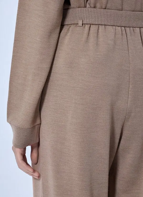 Max Mara Elasticated Waistband Trousers - Camel