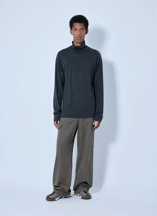 RIER Polar Jersey Turtleneck - Grey