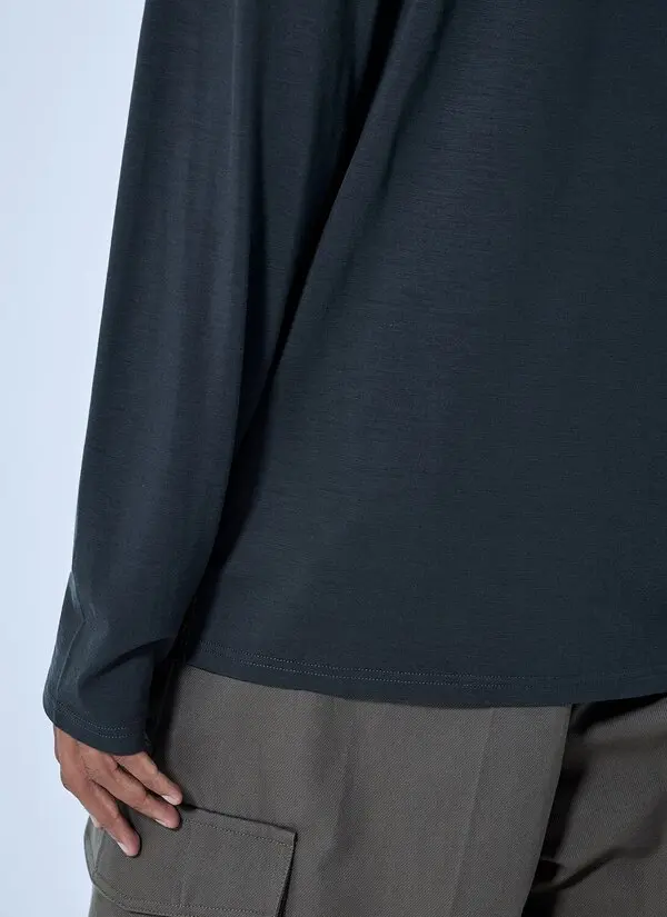 RIER Polar Jersey Turtleneck - Grey